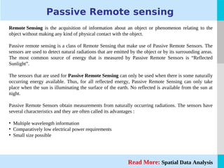 Passive Remote sensing | PDF