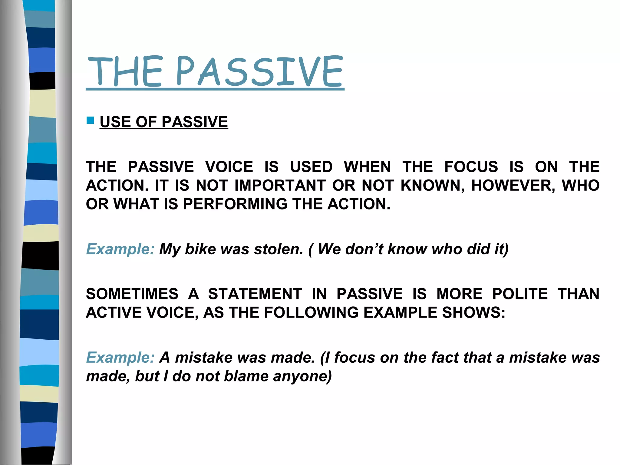 Passives | PPT