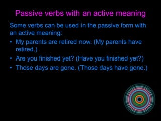 Passives | PPT
