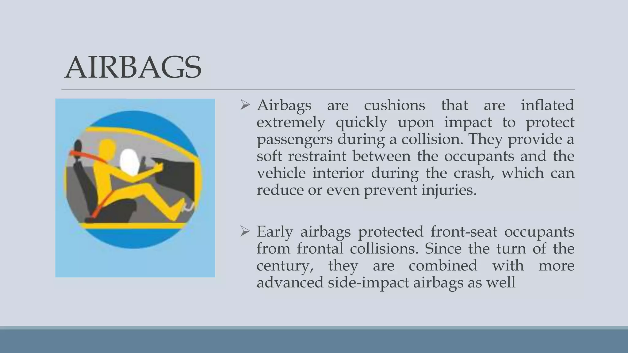 Passive safety system in cars | PPTX