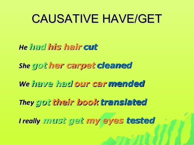 Passive sentences