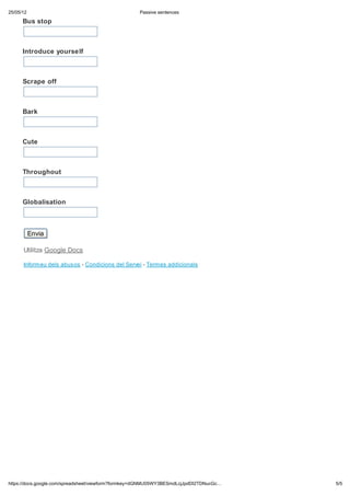 Passive sentences (eassy) | PDF | Free Download