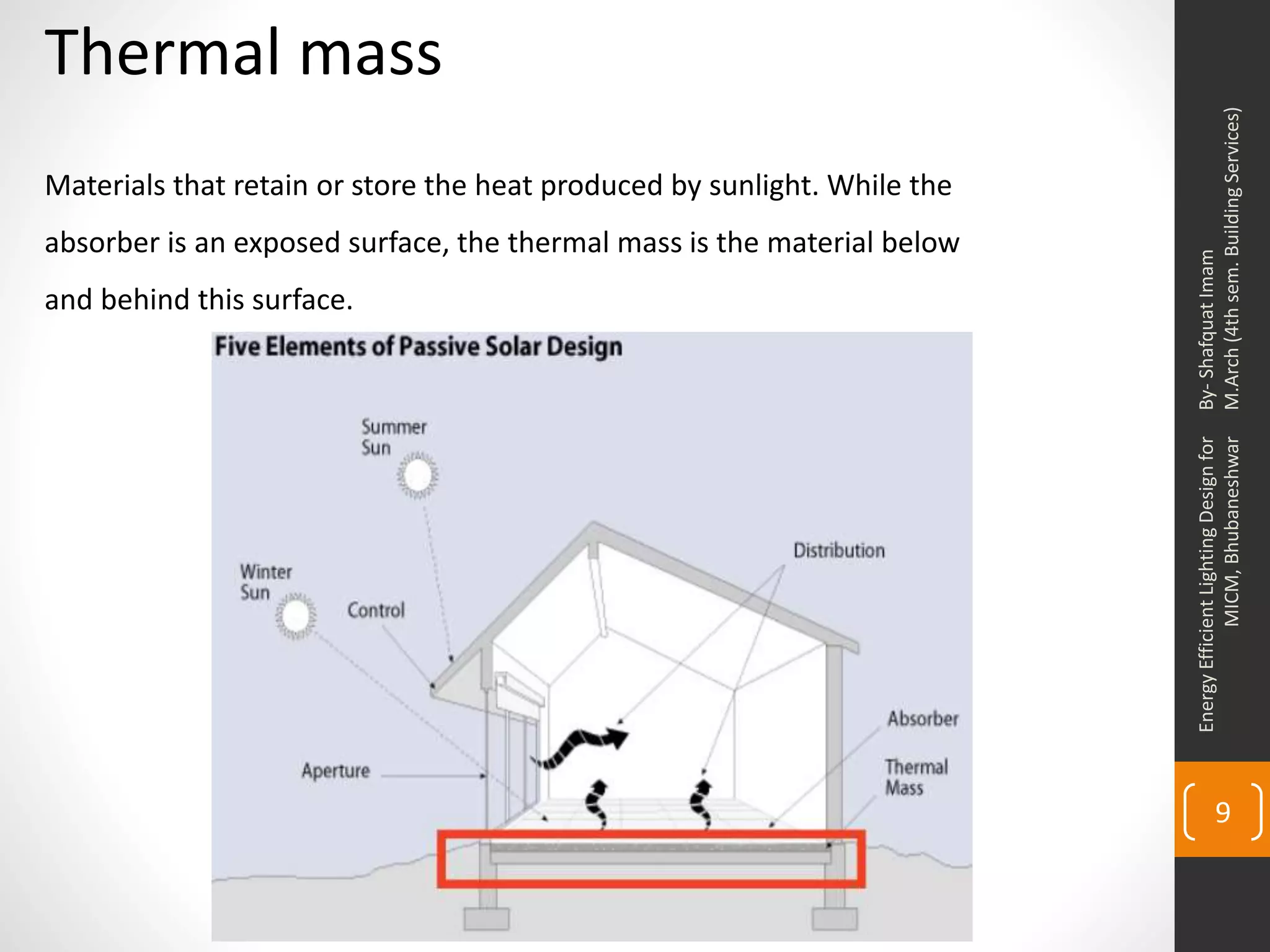 Passive solar building design | PPTX