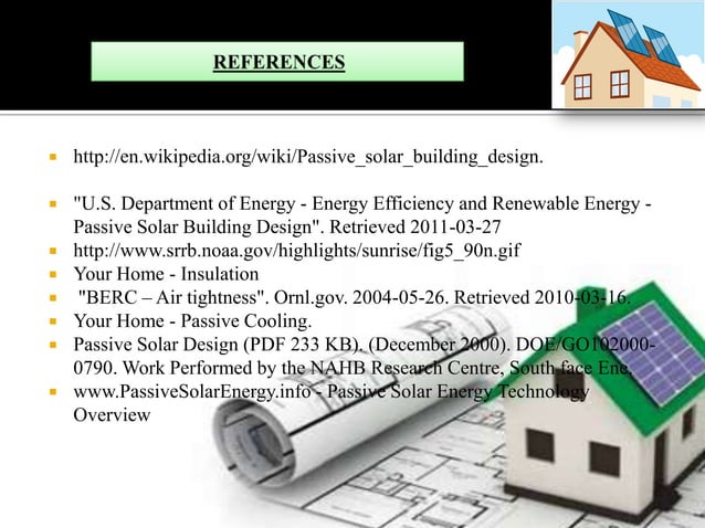 Passive solar buildings | PPTX | Power and Energy Industry | Industries