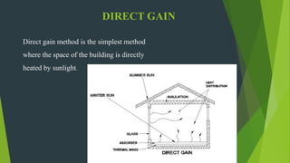 Passive solar buildings | PPTX