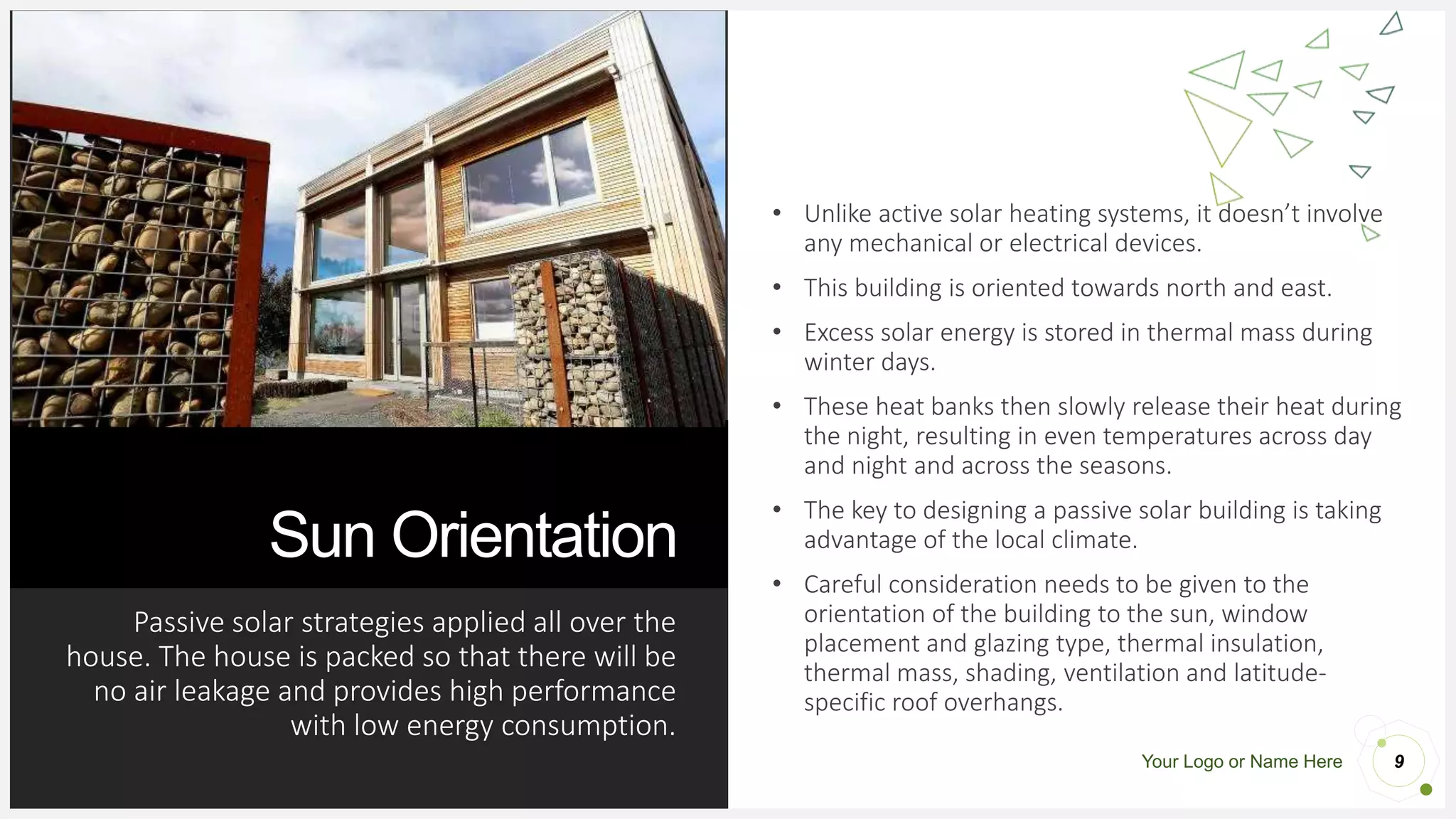 Passive solar house | PPTX