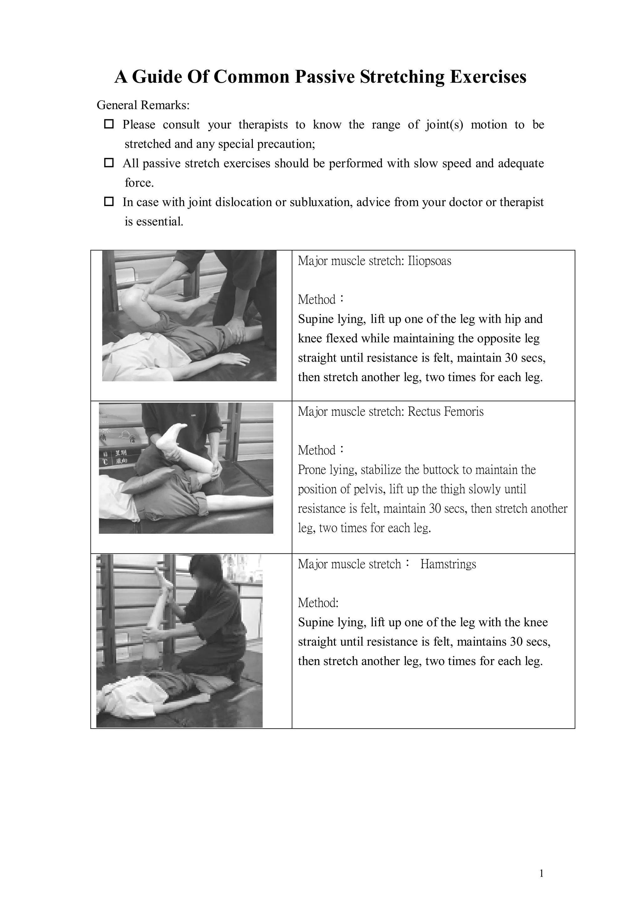 Passivestretching | PDF