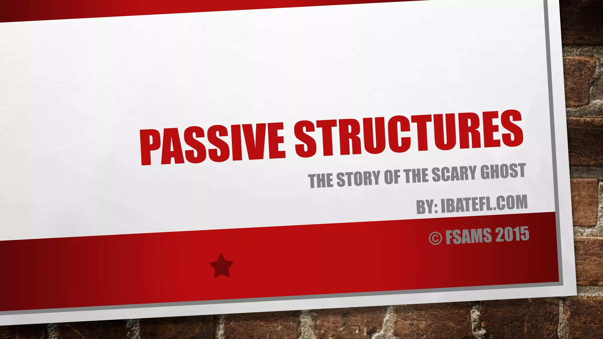 Passive Structures | PPT