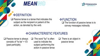 passive tense group 2 powerpoint slidess | PPT