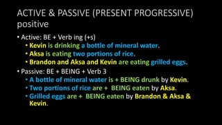 Passive Theory explained with sentences. | PPT