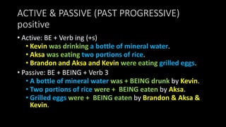 Passive Theory explained with sentences. | PPT