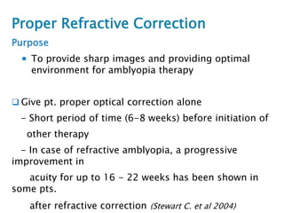 Passive Therapy in Management of Amblyopia (healthkura.com) | PPTX ...