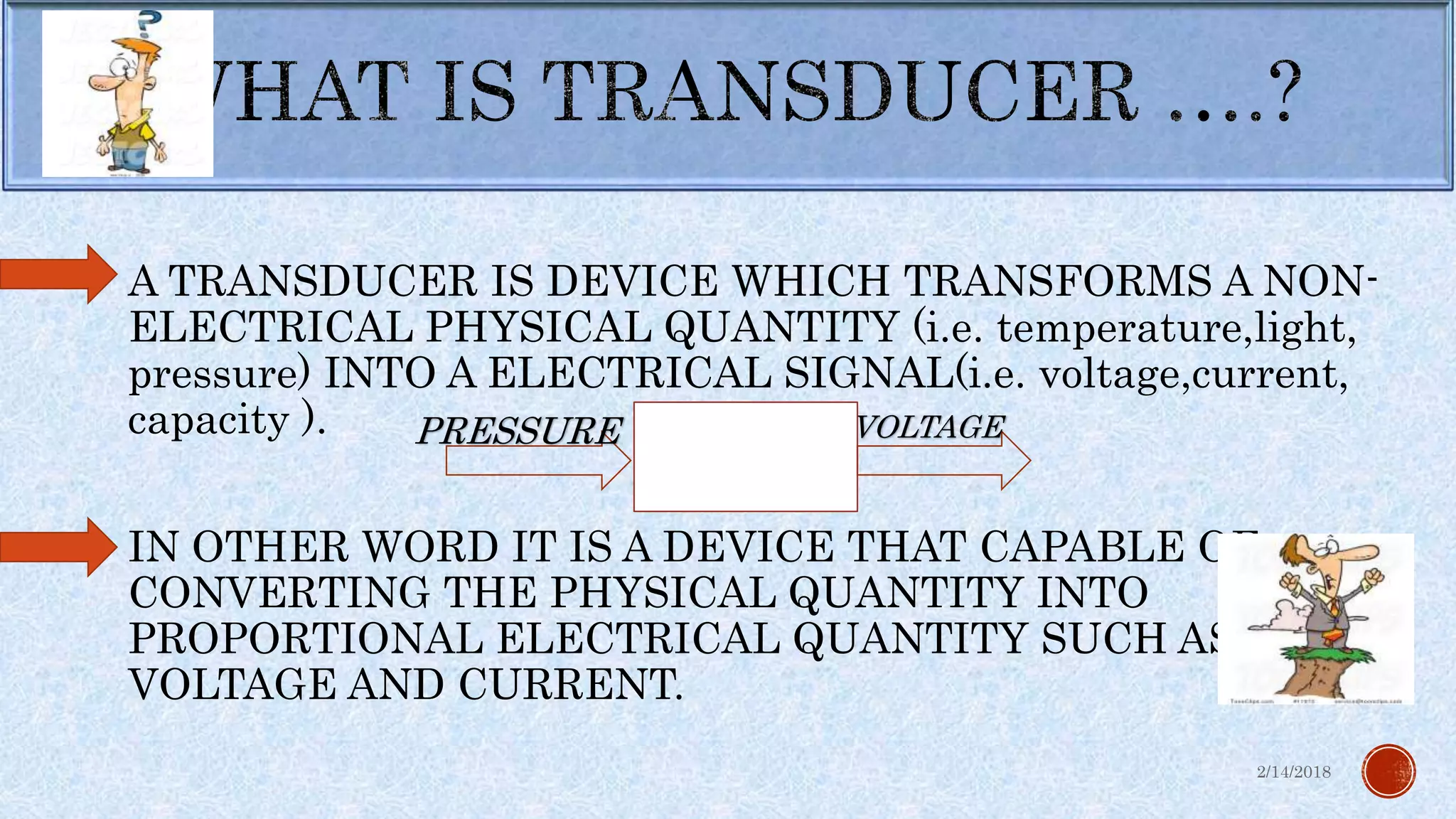 Passive transducer | PPTX