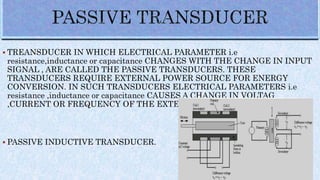 Passive transducer | PPTX