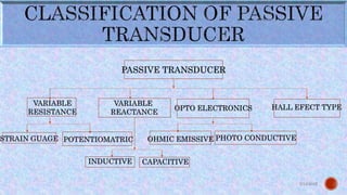 Passive transducer | PPTX