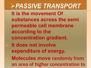 PASSIVE TRANSPORT ACROSS MEMBRANES.pptx