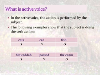 (Grammar) Passive verb forms | PPT