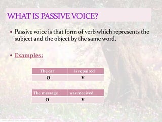 (Grammar) Passive verb forms | PPT