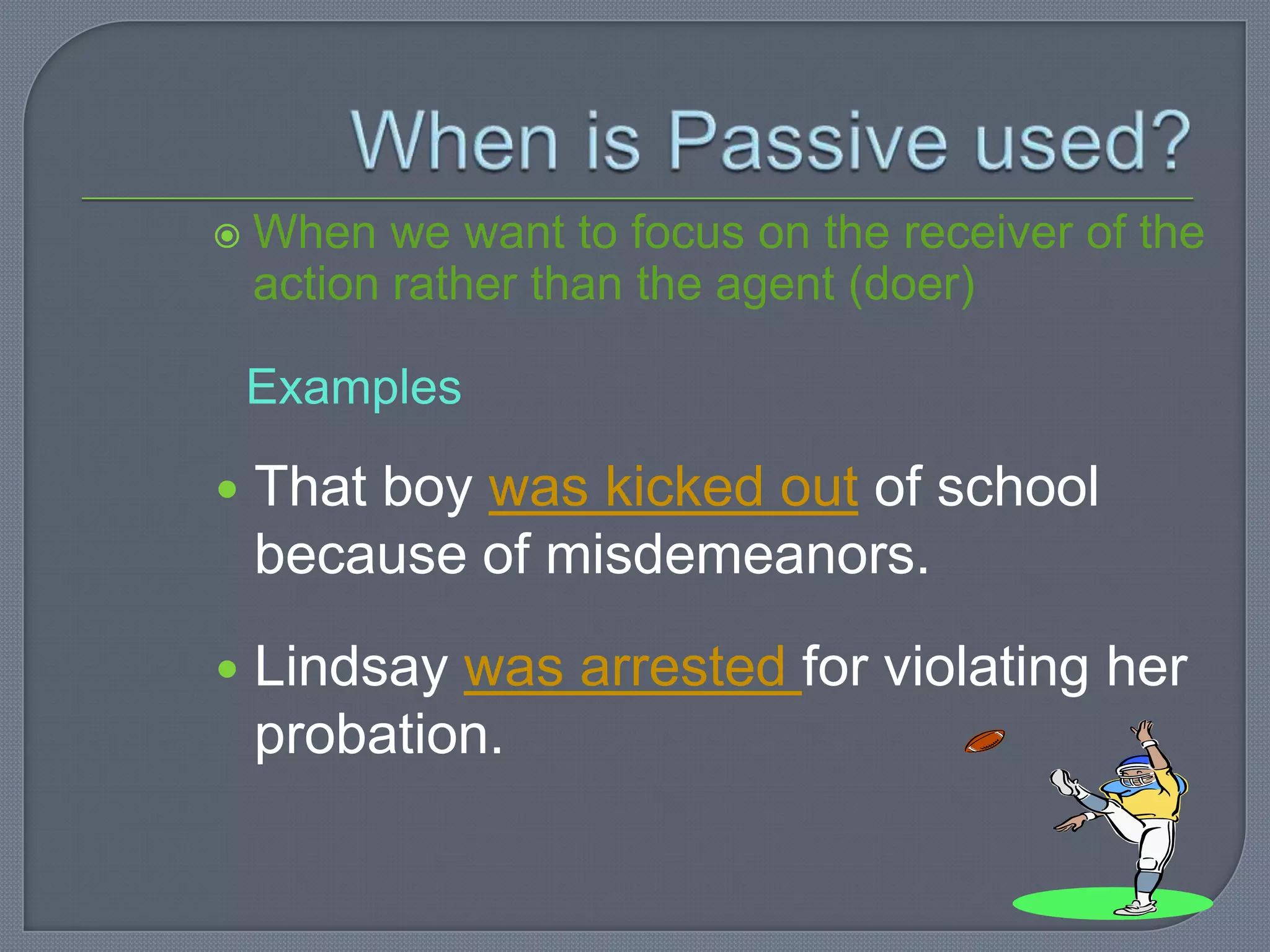 Passive verbs | PPT