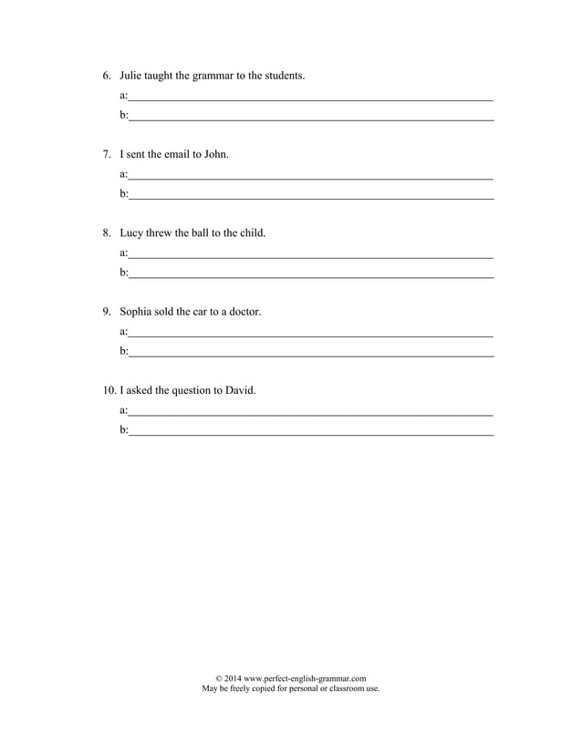 Passive verbs with_two_objects | PDF