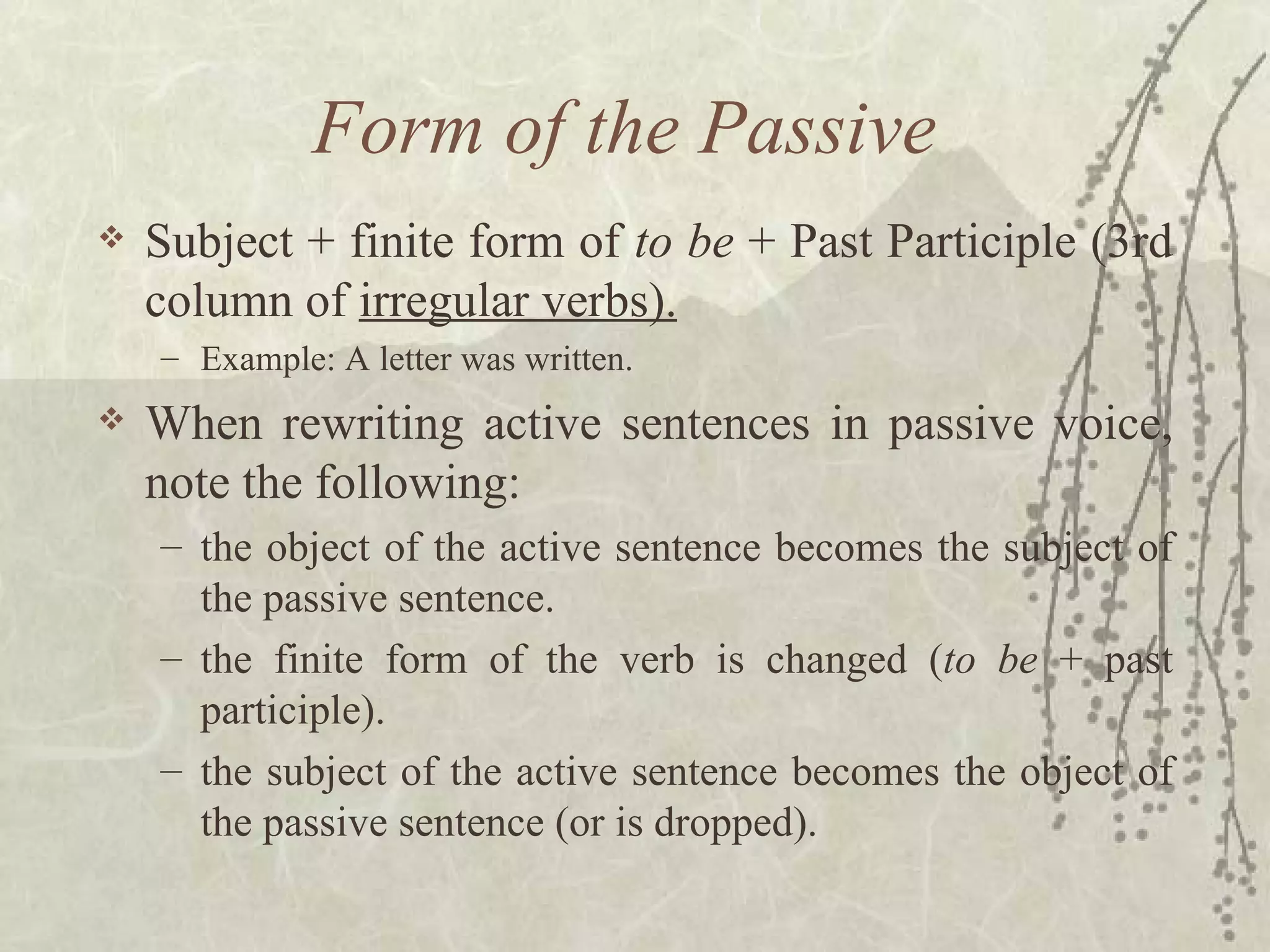 Passive Voice | PPT