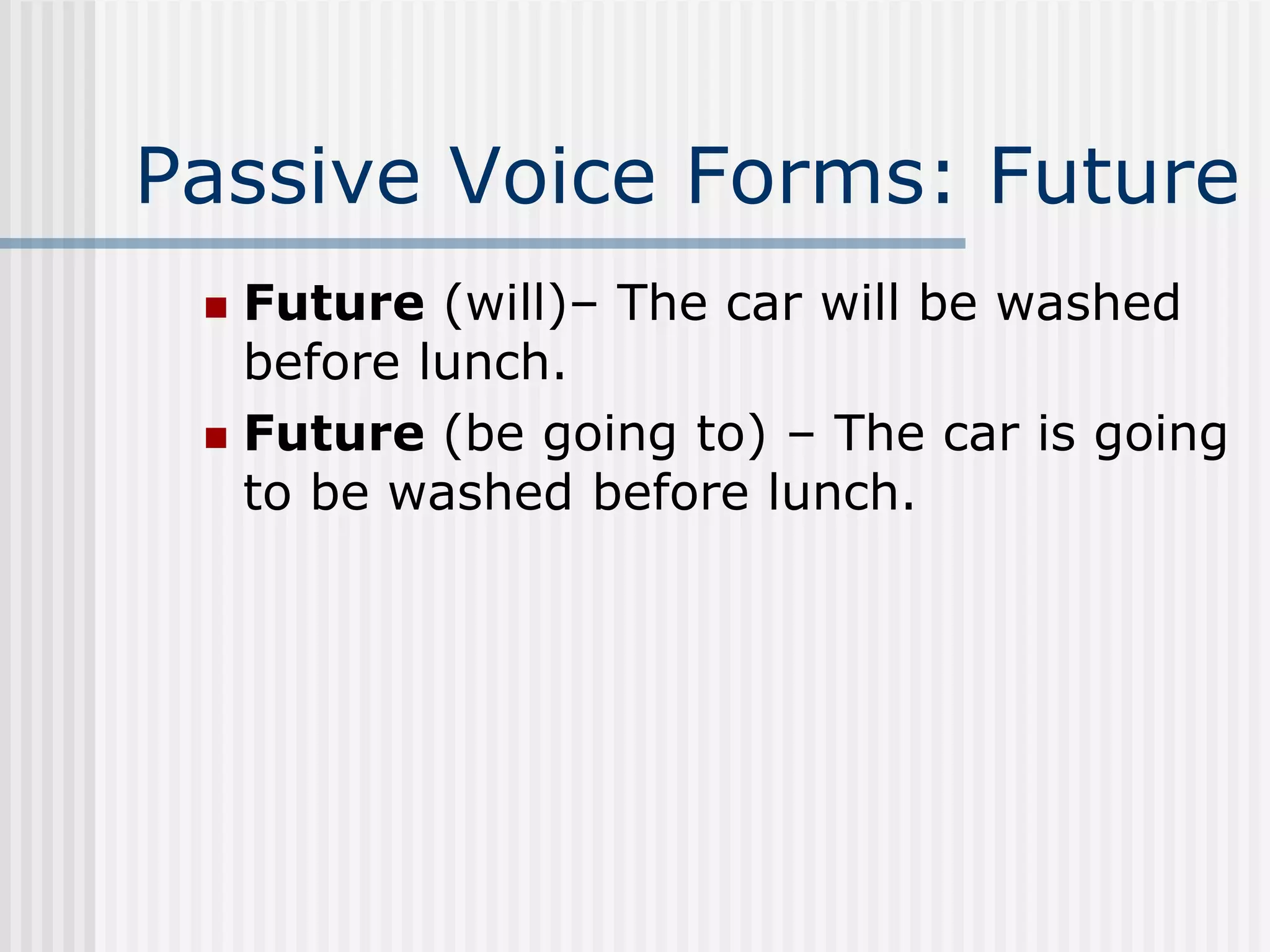 Passive Voice | PPTX