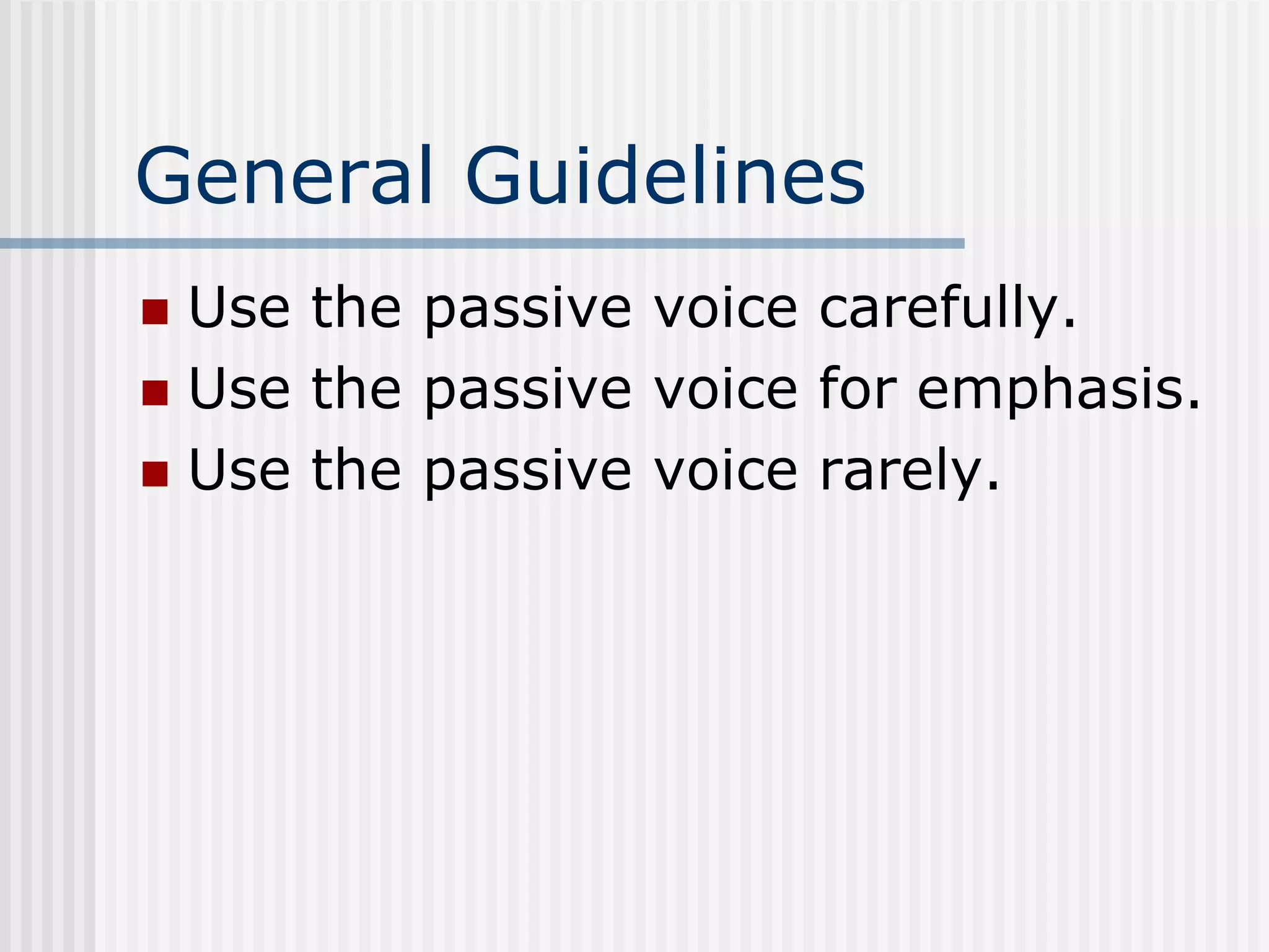 Passive Voice | PPTX