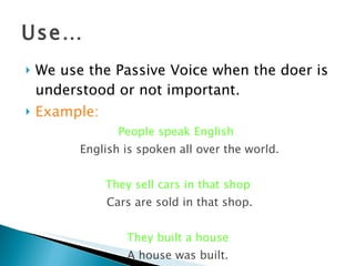 Passive Voice. | PPT