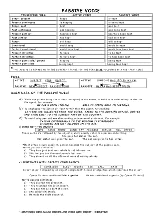Passive voice 1 | DOC