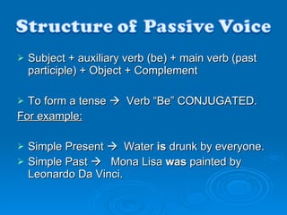 Passive voice | PPT