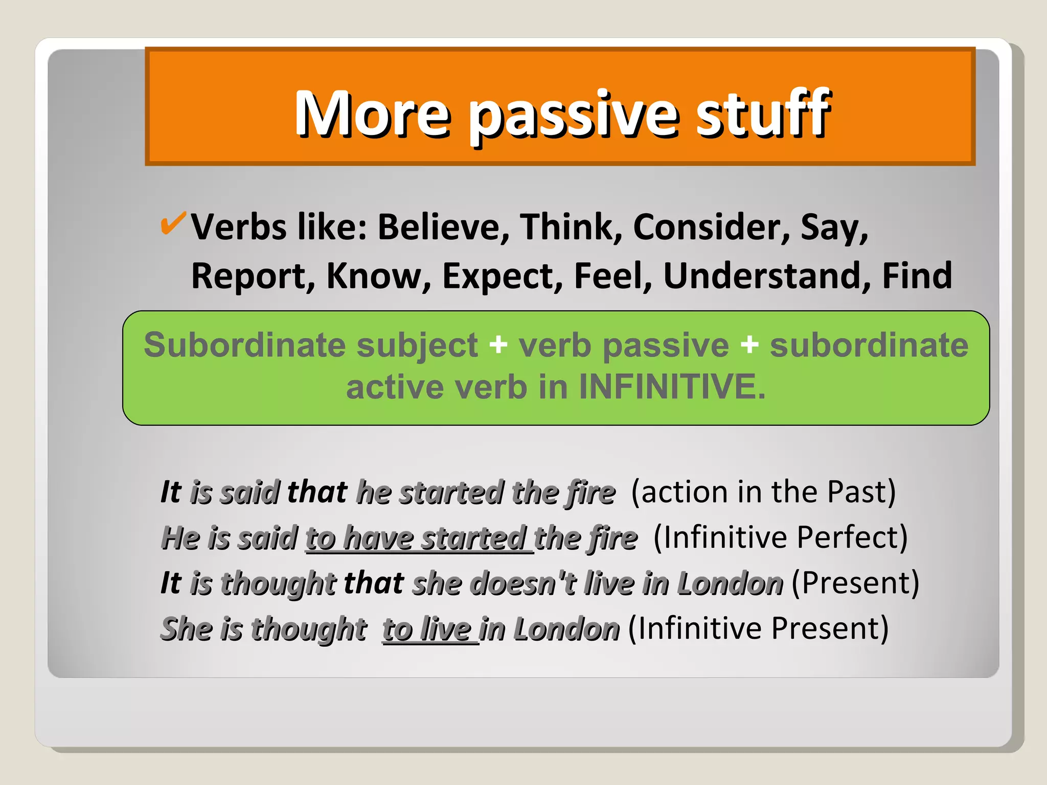 Passive voice | PPT