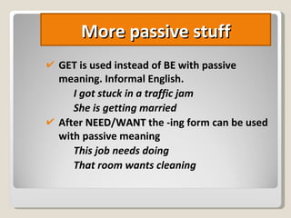 Passive voice | PPT