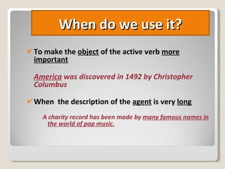 Passive voice | PPT
