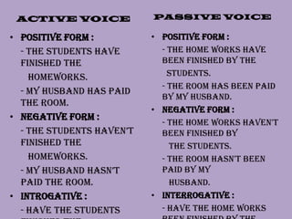 Passive voice | PPTX