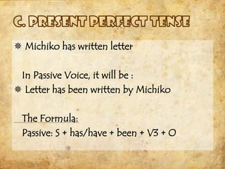 Passive voice | PPTX