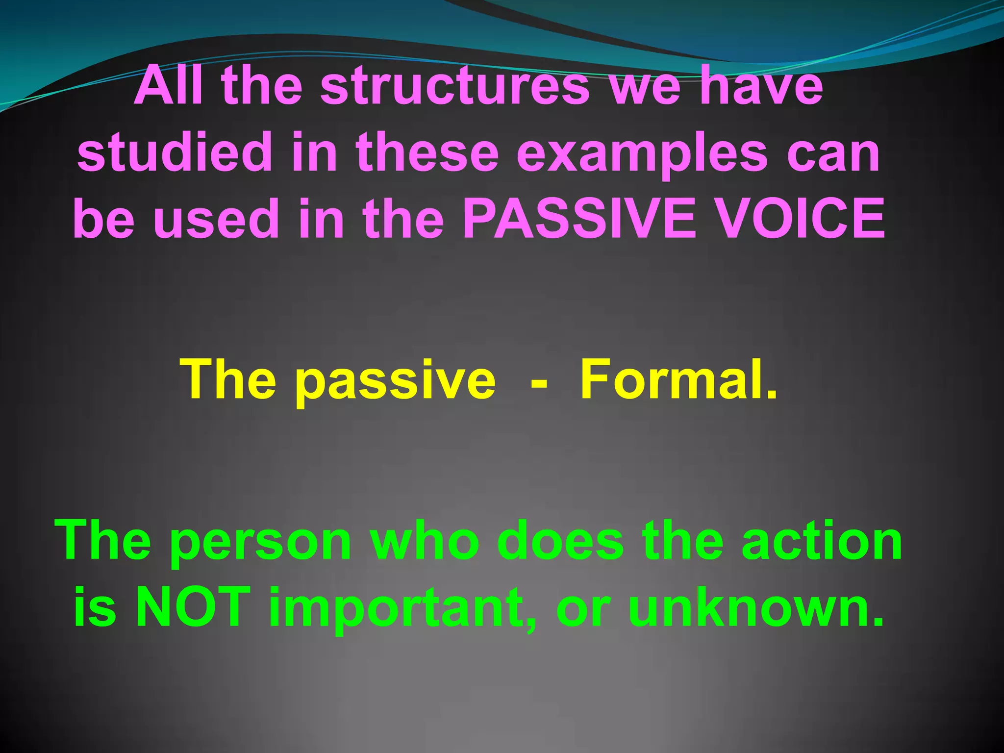 Simple Past Passive voice. presentation 1pptx | PPTX