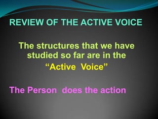 Simple Past Passive voice. presentation 1pptx | PPTX