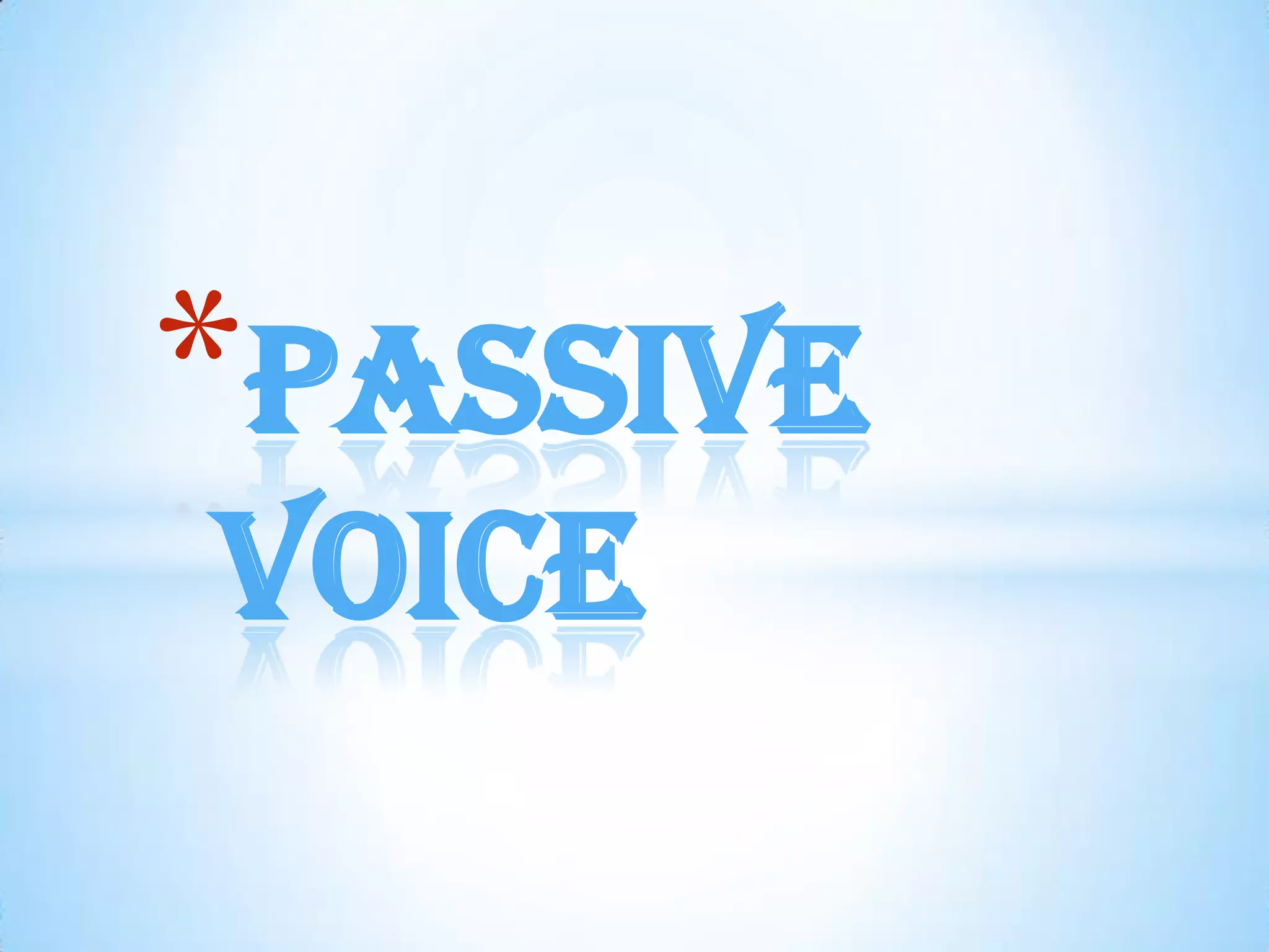 Passive voice | PPTX