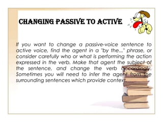 Passive voice | PPTX