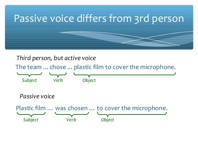 Passivevoice