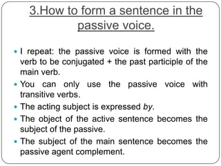 Passive voice | PPTX