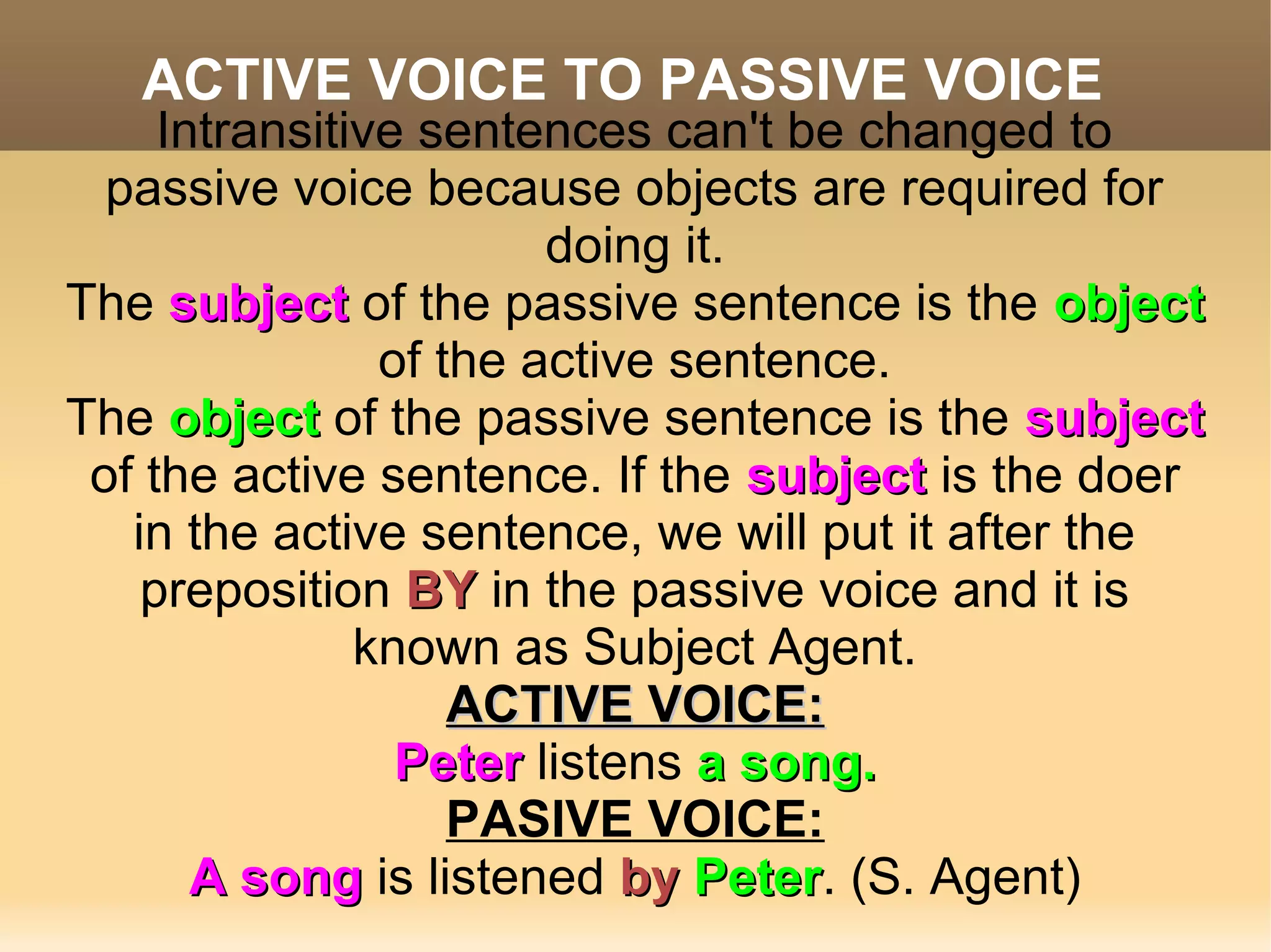 Passive voice | ODP