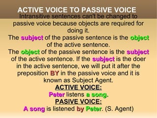 Passive voice | PPT