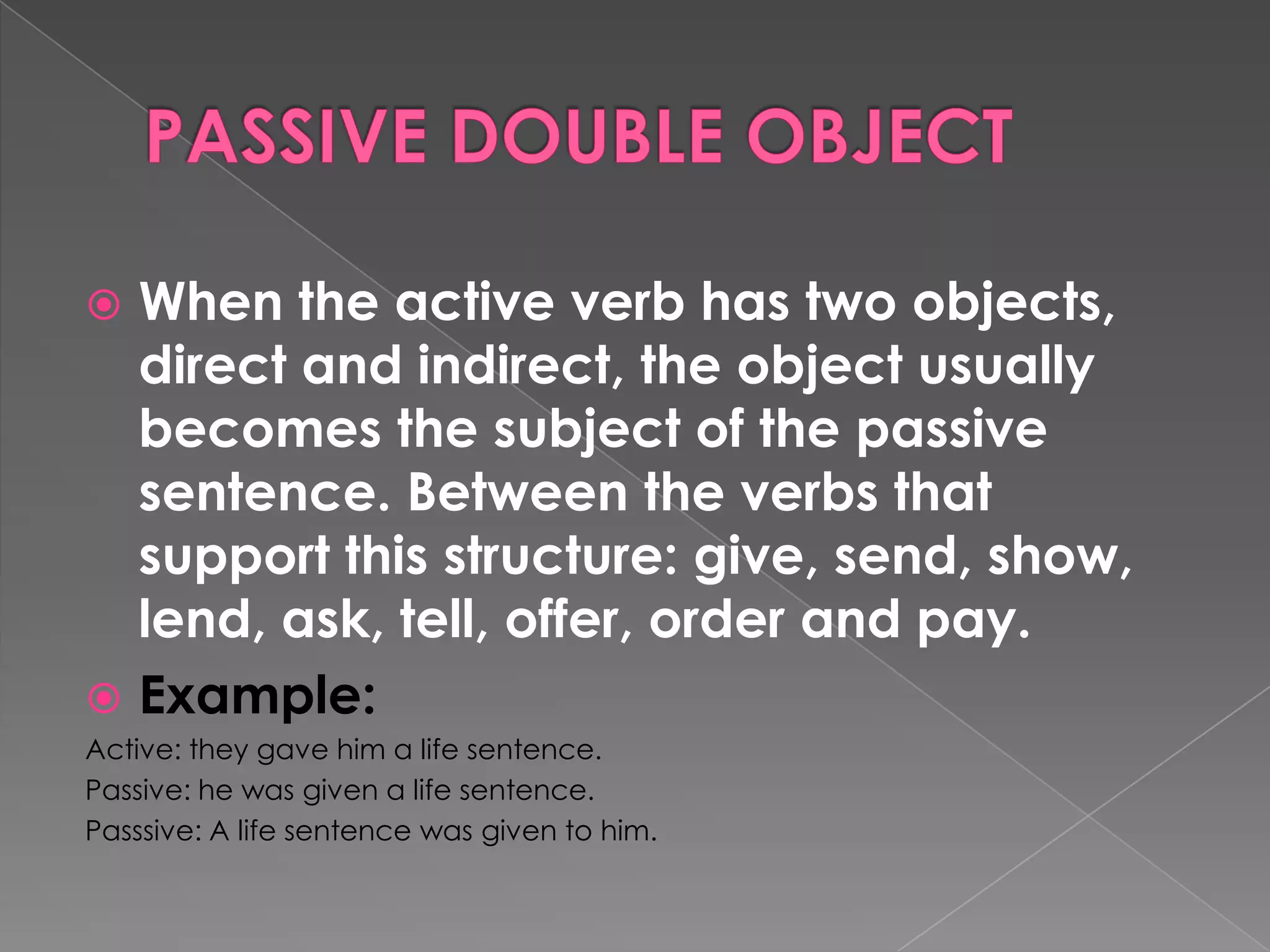 Passive voice | PPTX