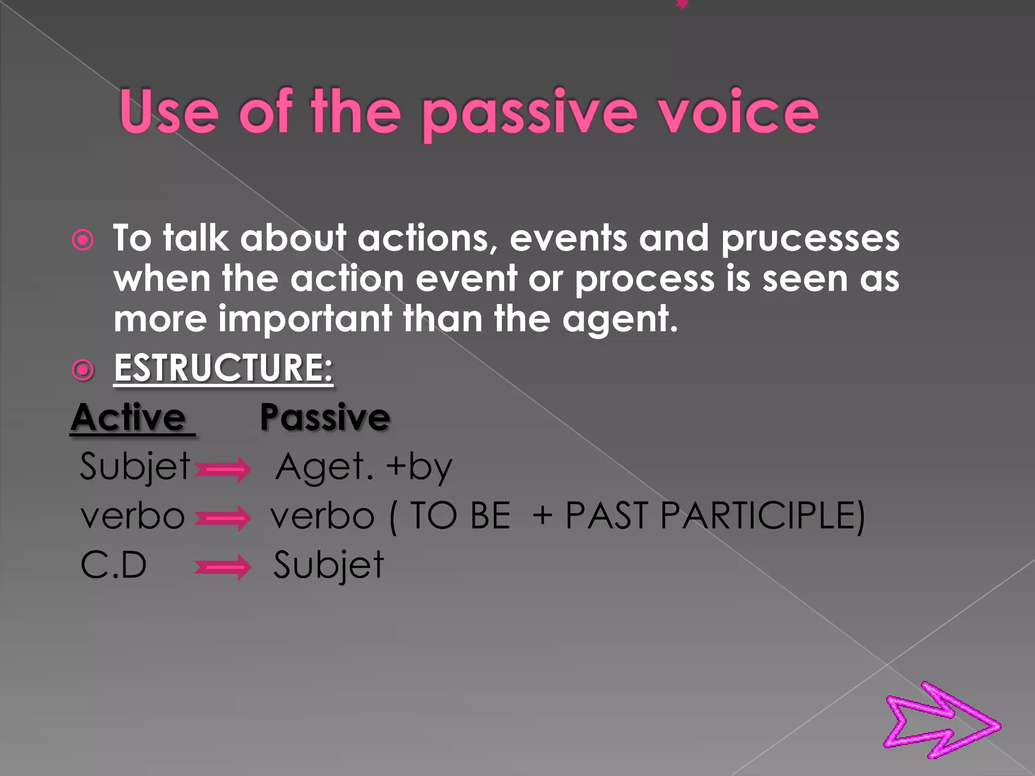 Passive voice | PPTX