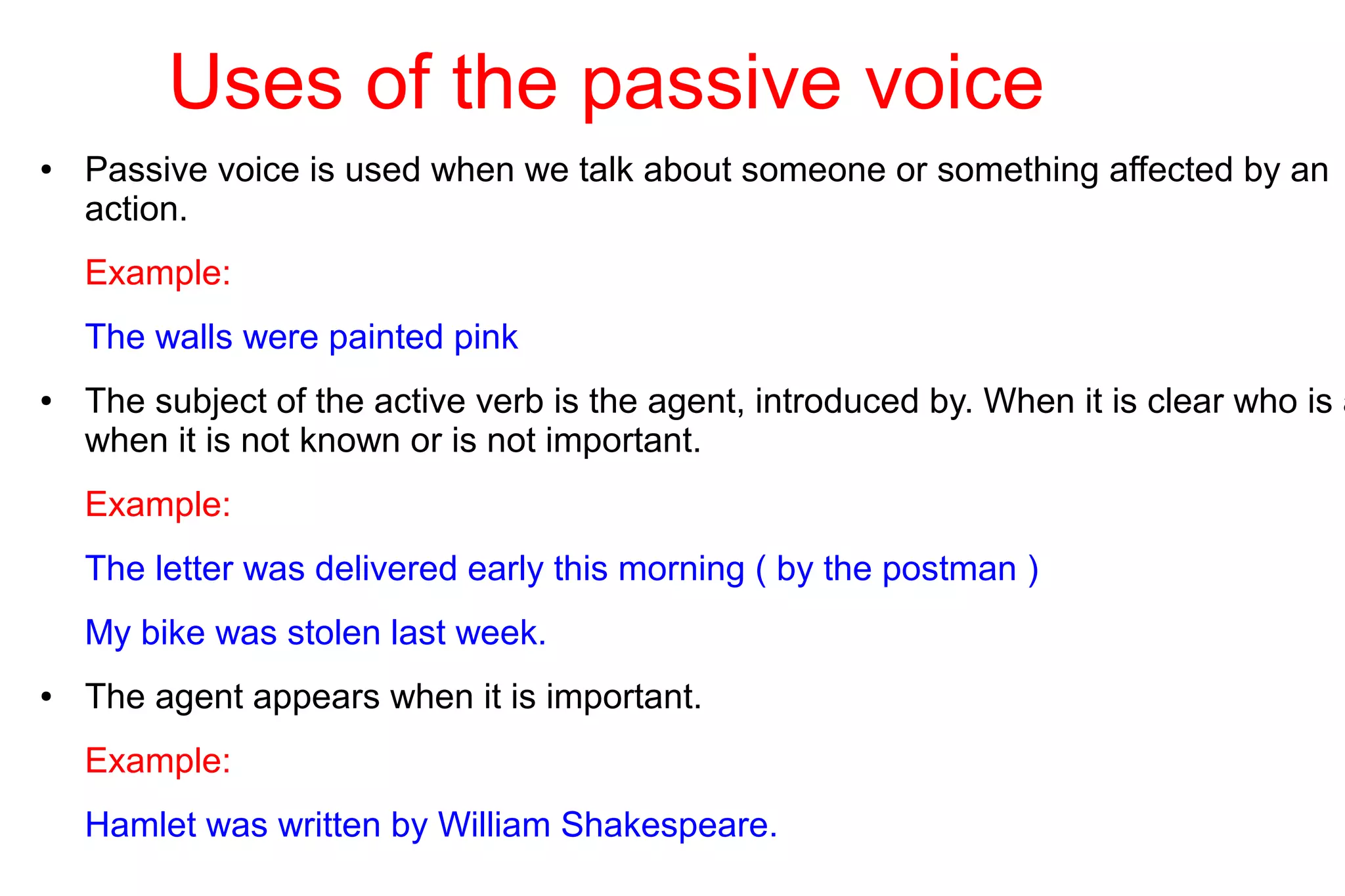 Passive voice | ODP
