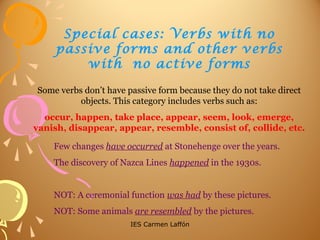 Passive Voice for Bachillerato students | PPT