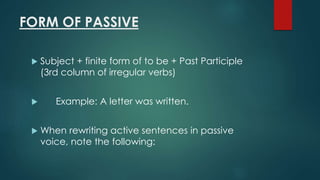 Passive voice | PPTX