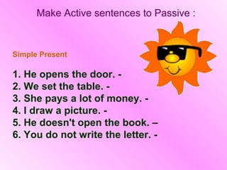Passive voice | PPT