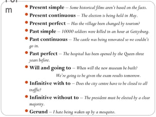 Passive voice explanation | PPT